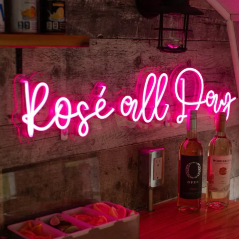 Neon Light Rentals for Weddings in Canada - Rosé All Day – Neon Lights ...